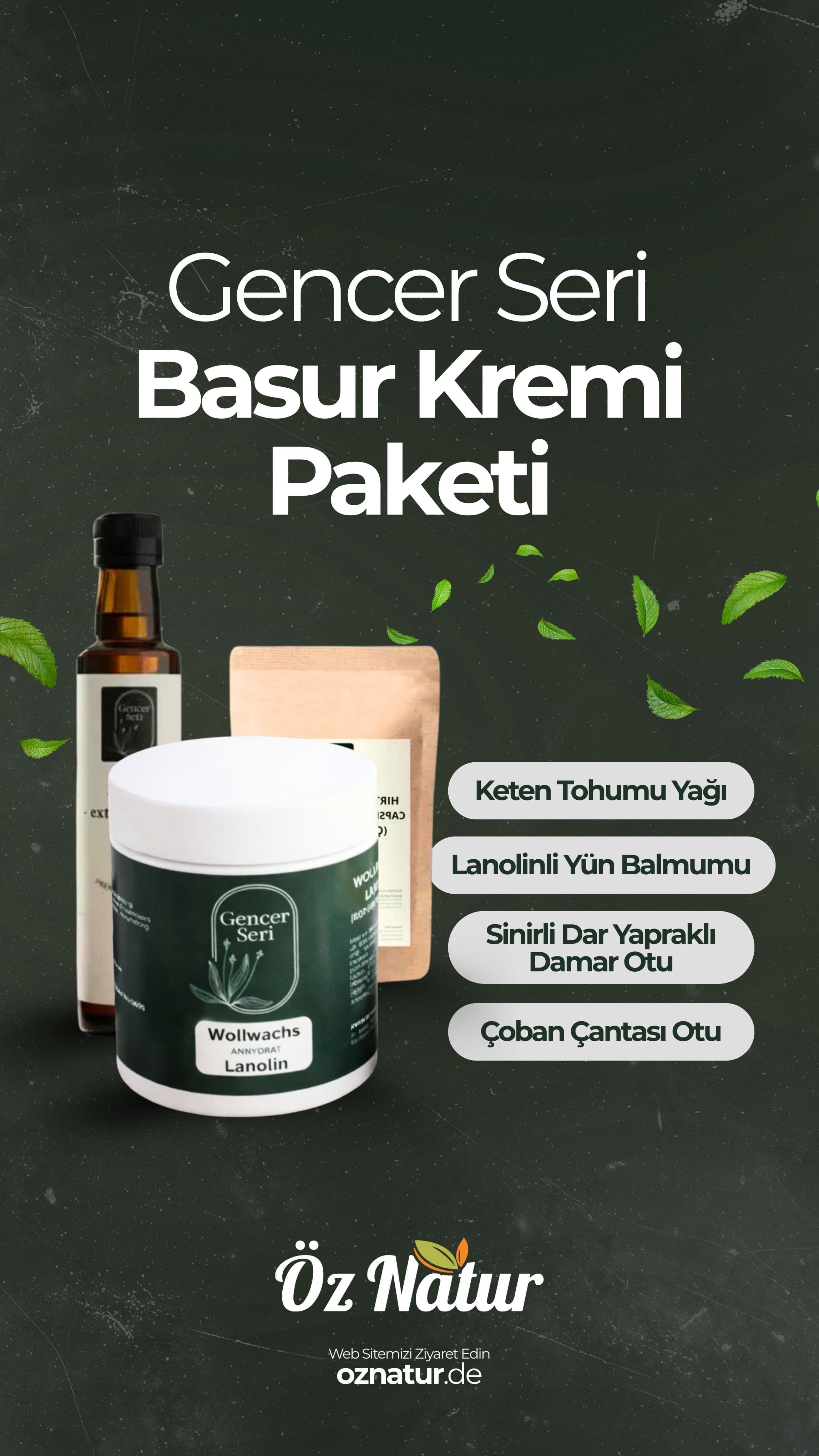 Gencer Seri Basur Kremi Paketi | Öz Natur