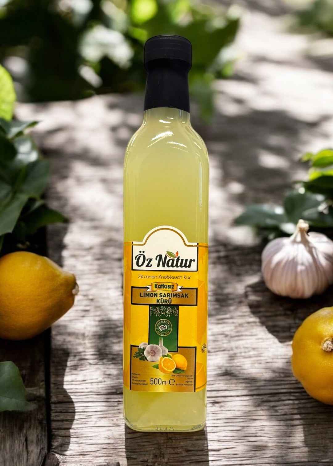 Lemon Garlic Cure 500ml – Öz Natur